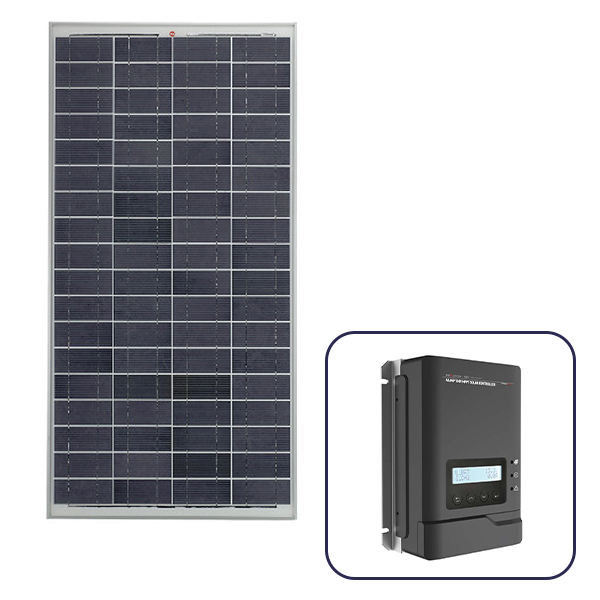 Projecta 200W Fixed Solar Panel with MC4 Type Connectors & 40A 5 Stage ...