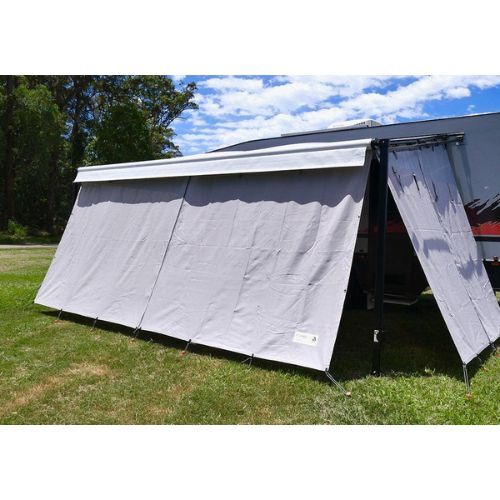 Xtend Premium Long Side Shade Wall with Centre Zip | Xtend | Caravan RV ...