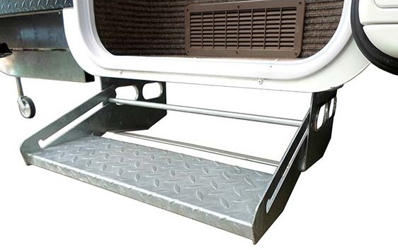 Electric Caravan Steps versus Manual Steps