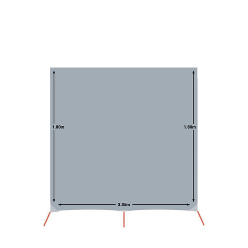 Supex Long Wall Privacy Screen to suit Fiamma F45 | Supex | Caravan RV ...